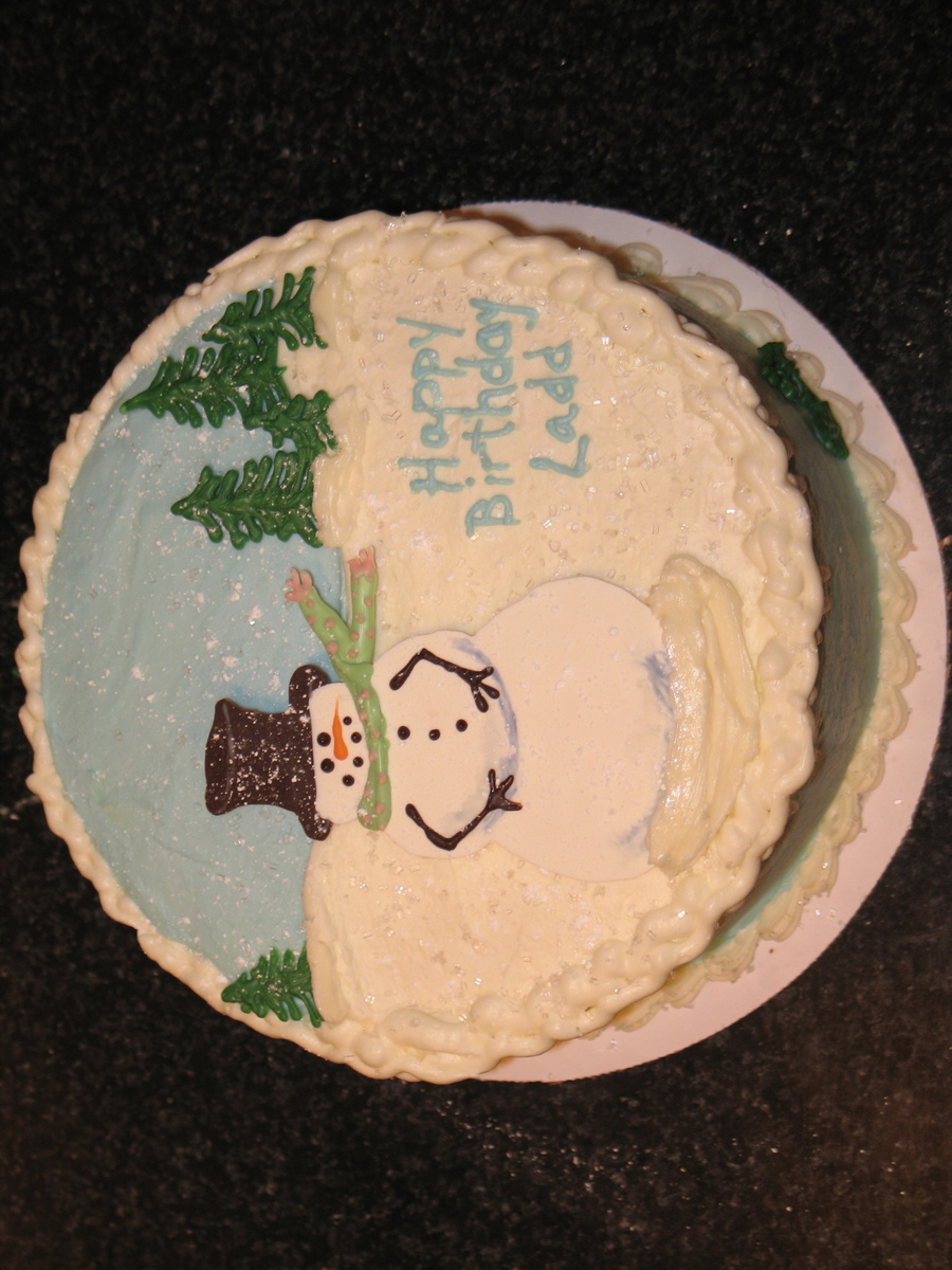 Winter Birthday - CakeCentral.com