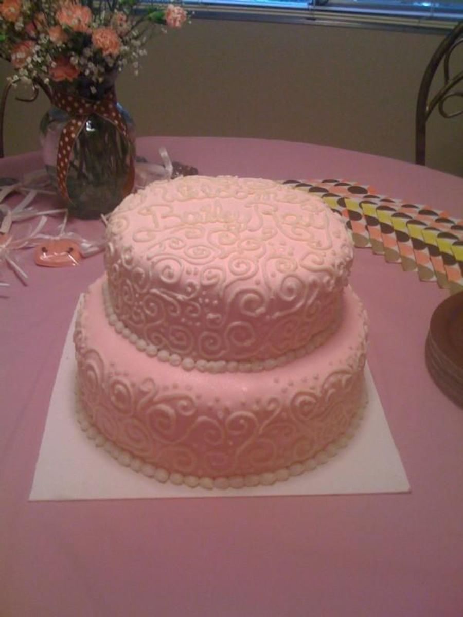 Simple Pink - CakeCentral.com