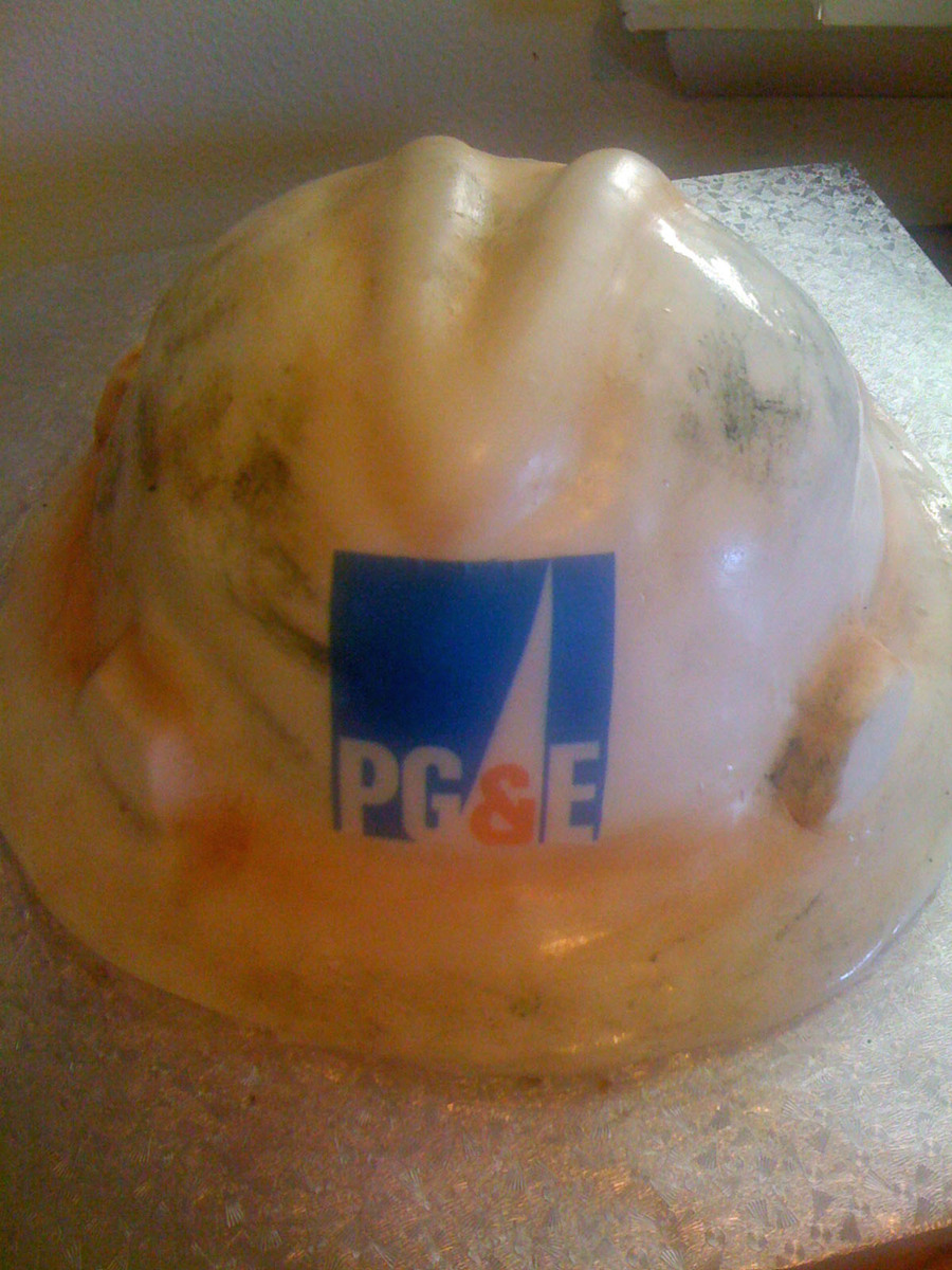 Pg&e Hard Hat - CakeCentral.com