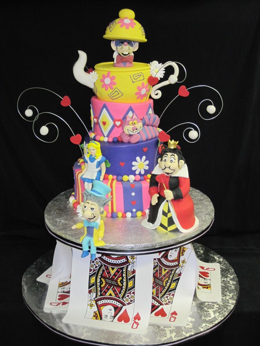 Alice In Wonderland Tea Party Cake - CakeCentral.com