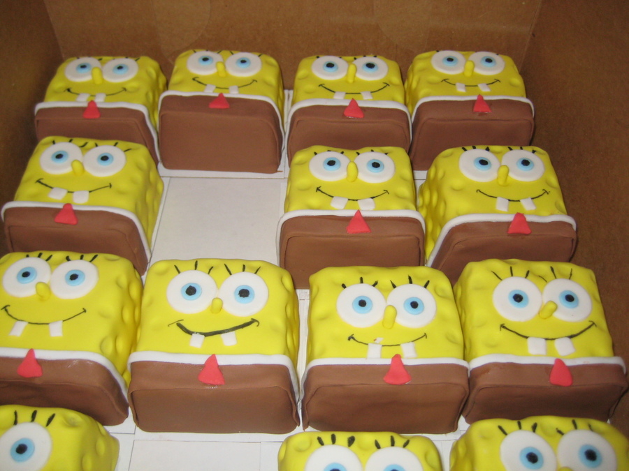 Mini Spongebob Cakes - CakeCentral.com
