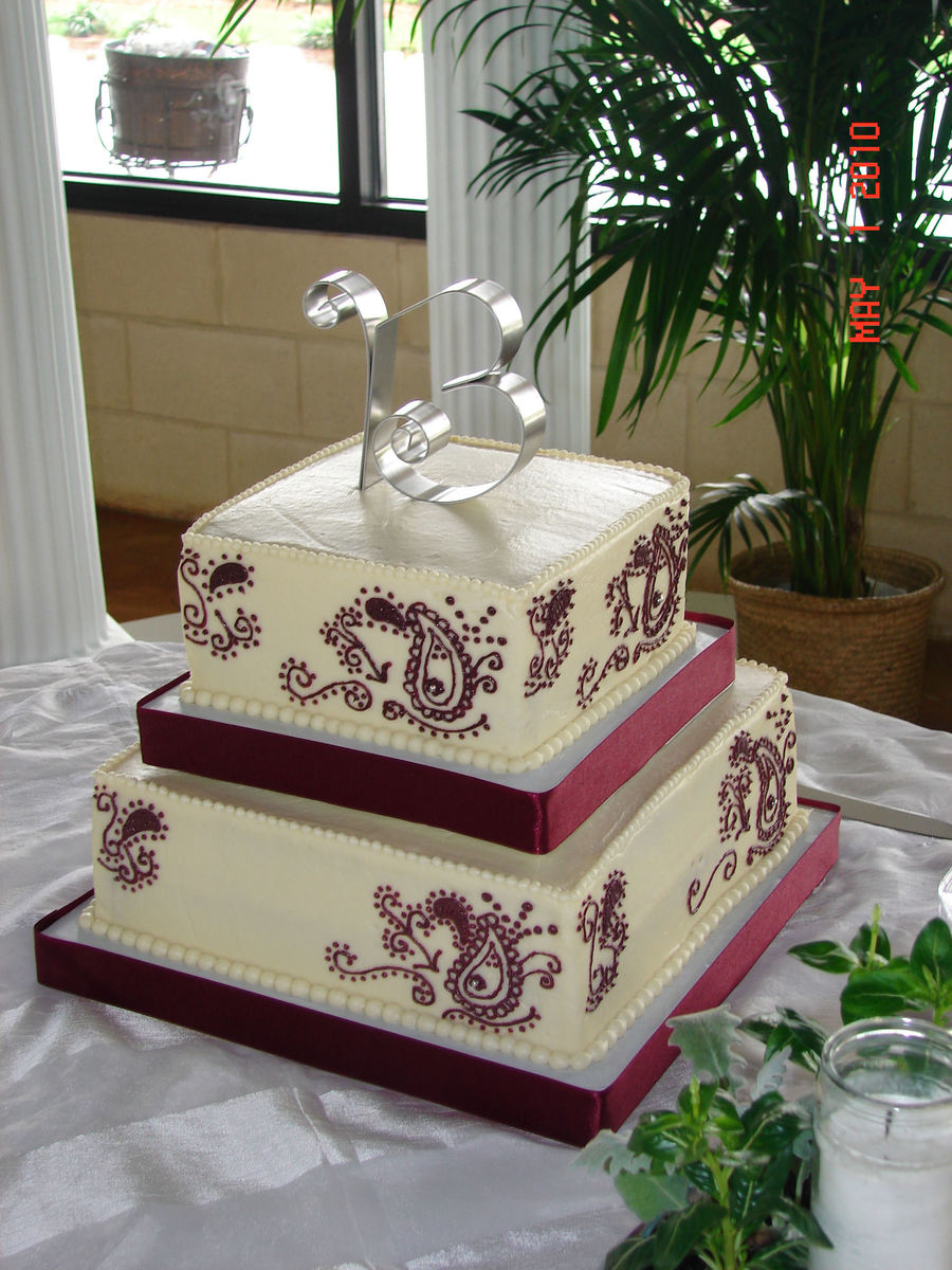 Paisley Cake - CakeCentral.com