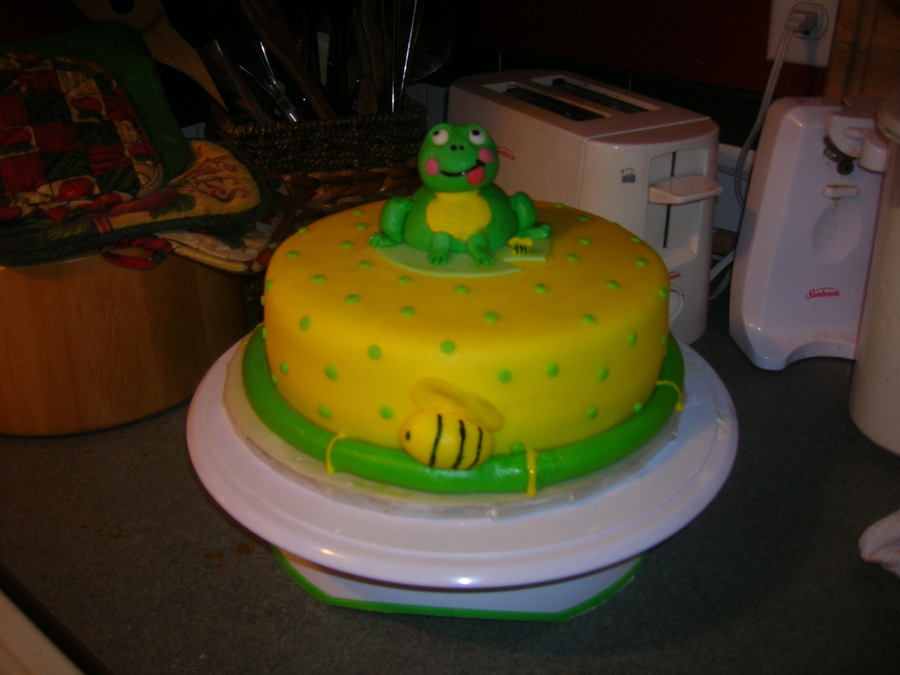 Frog Babyshower - CakeCentral.com