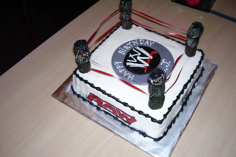 Wwe Wrestling Ring Cake - CakeCentral.com