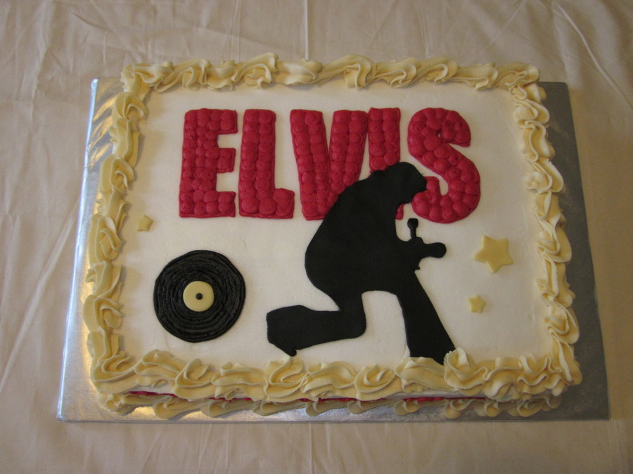 Elvis Presley Birthday Cake - CakeCentral.com
