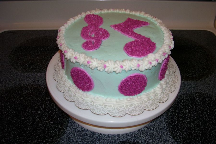 Music Note, Treble Clef Buttercream Cake - CakeCentral.com