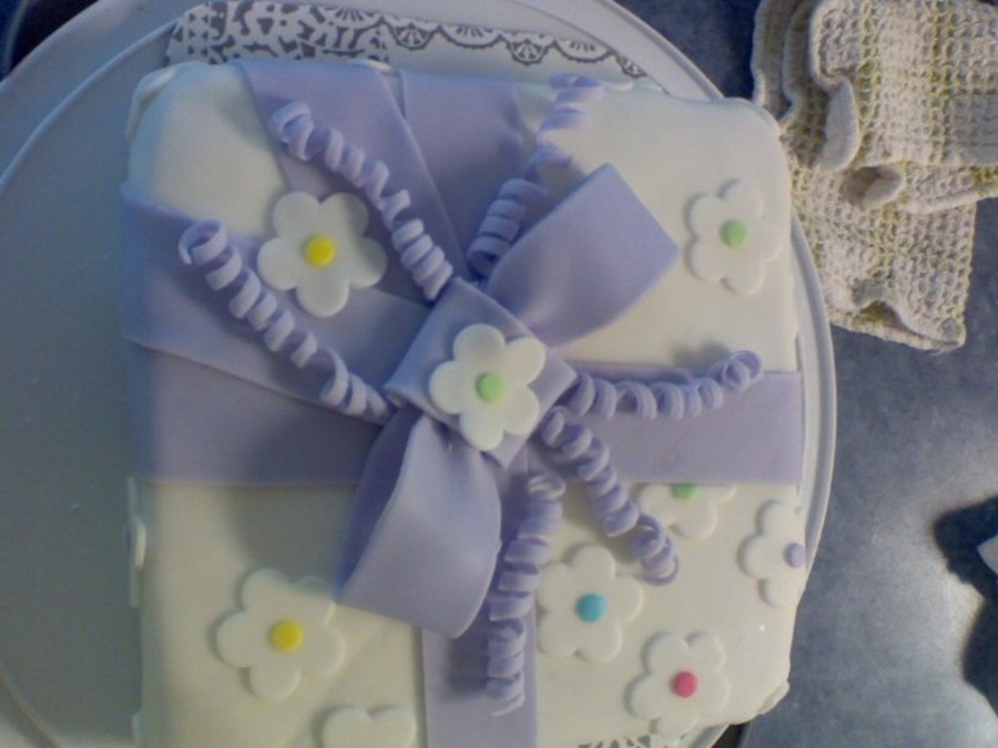 Birthday Package In Fondant - CakeCentral.com