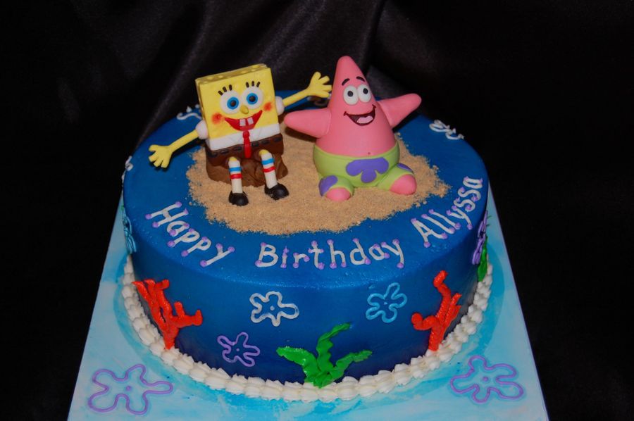 Spongebob And Patrick Cake - CakeCentral.com