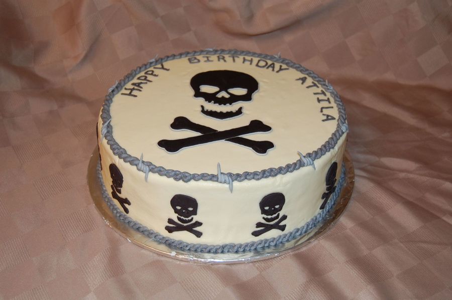 Skull Cake - CakeCentral.com