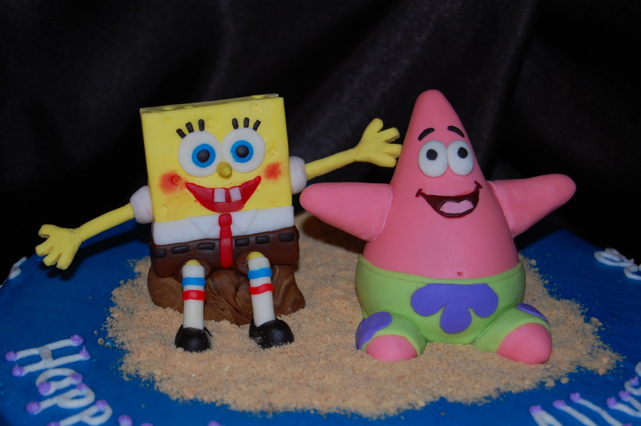 Spongebob And Patrick Cake - CakeCentral.com