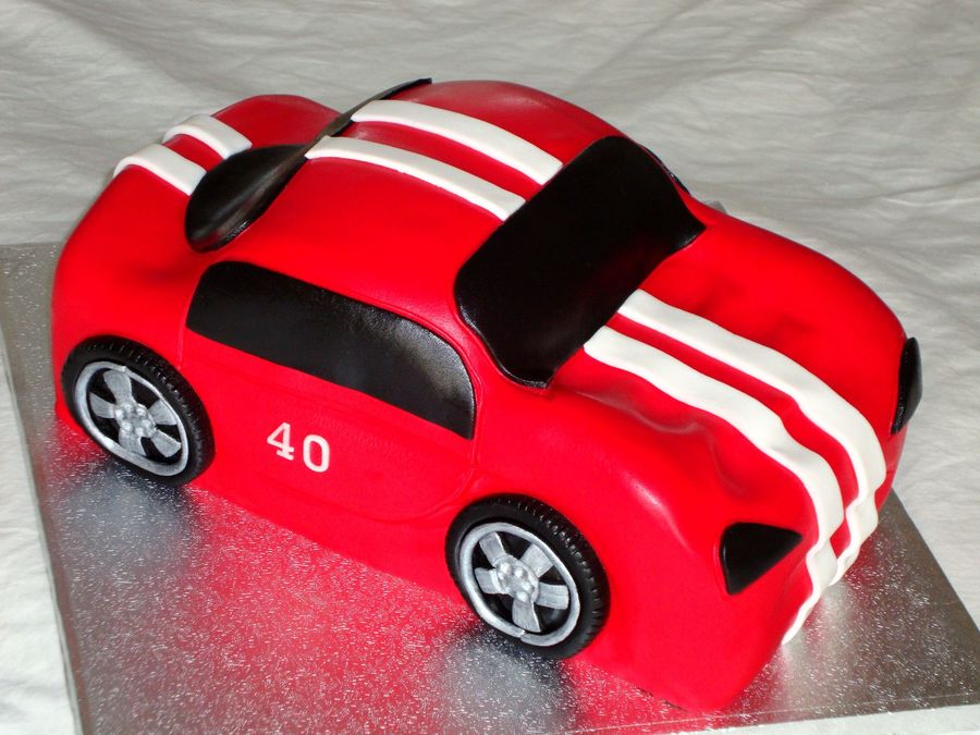 Dodge Viper Cake - CakeCentral.com