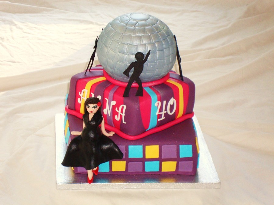 Disco Birthday Cake - CakeCentral.com