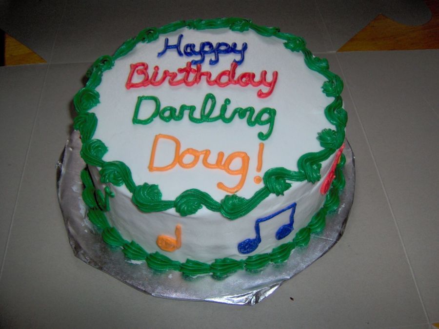 Notes Birthday Cake - CakeCentral.com