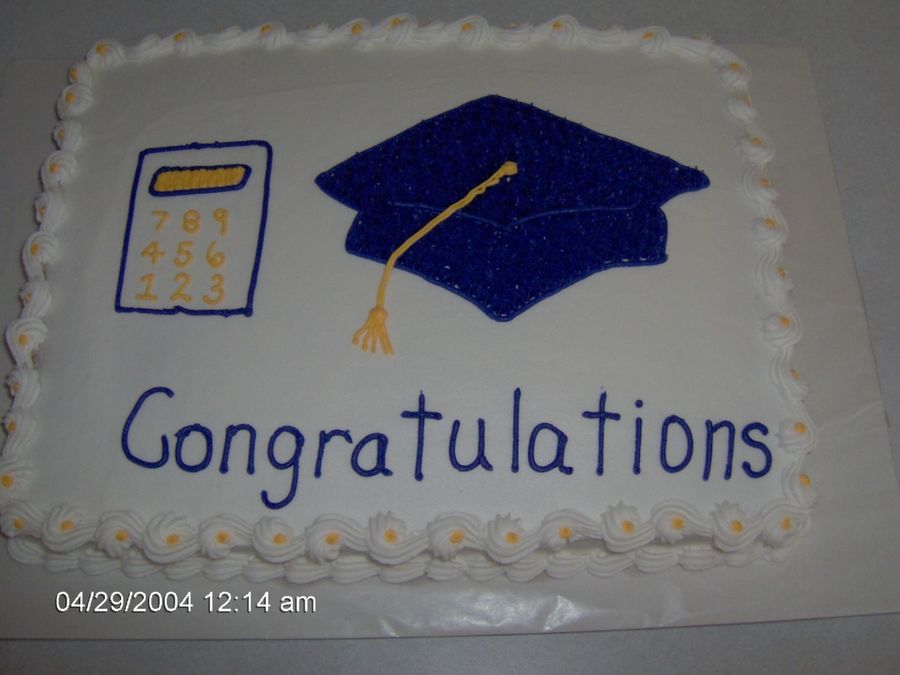 Accounting Graduation - CakeCentral.com