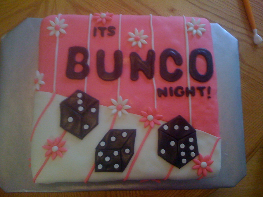 Bunco Cake - CakeCentral.com