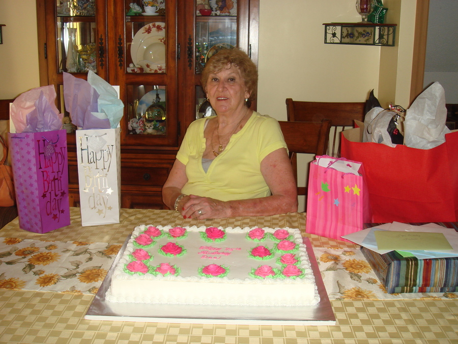 Dee's Birthday Cake. - CakeCentral.com