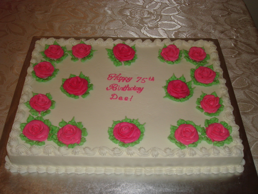 Dee's Birthday Cake. - CakeCentral.com