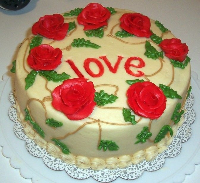 Messy Love Cake - CakeCentral.com