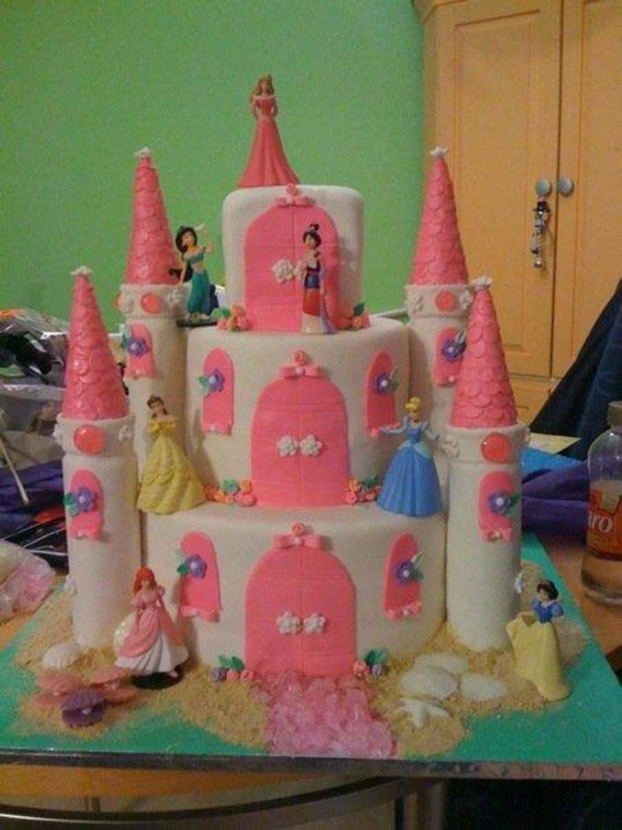 Princess Castle Cake - CakeCentral.com