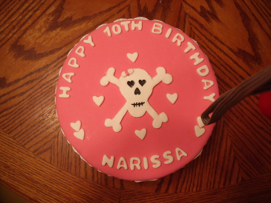 Scull And Crossbones Cake - CakeCentral.com