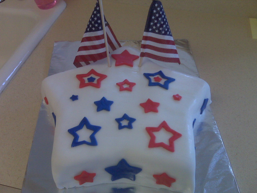 Stars And Flags - CakeCentral.com