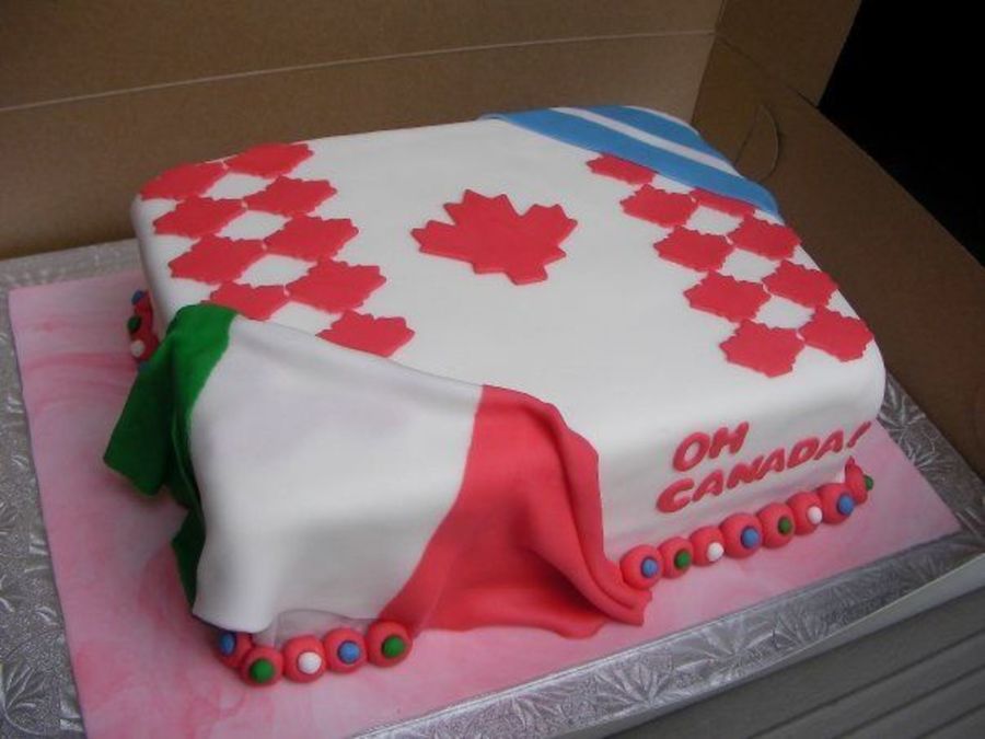 Canada Day Celebration Cake - CakeCentral.com
