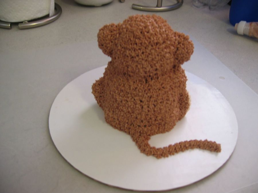 1St Birthday Monkey Cake - CakeCentral.com
