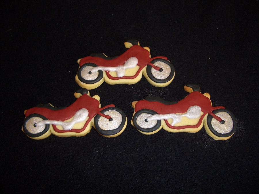 Motorcycle Cookies - CakeCentral.com