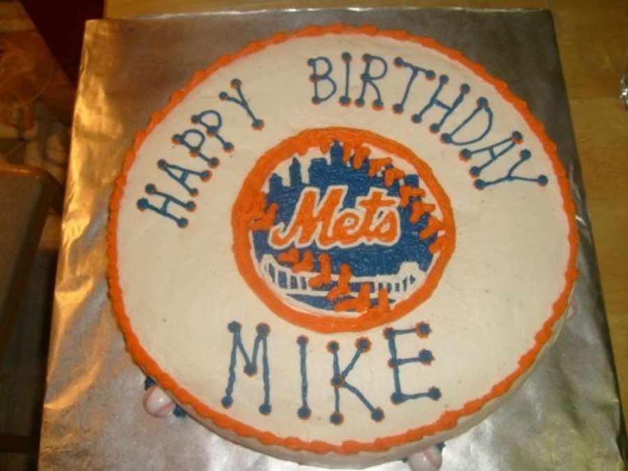 Met's Birthday Cake - CakeCentral.com