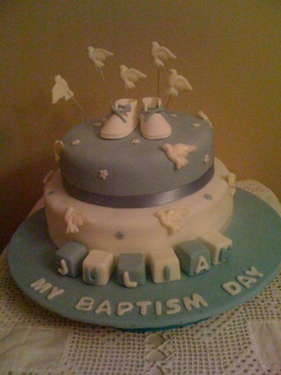 Boys Baptism - CakeCentral.com