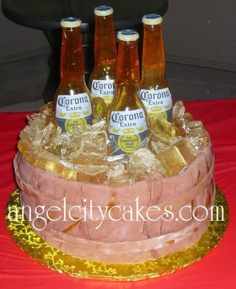 Our 3Rd Sugar Beer Bottle Cake - CakeCentral.com