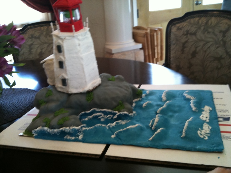 Lighthouse Cake - CakeCentral.com