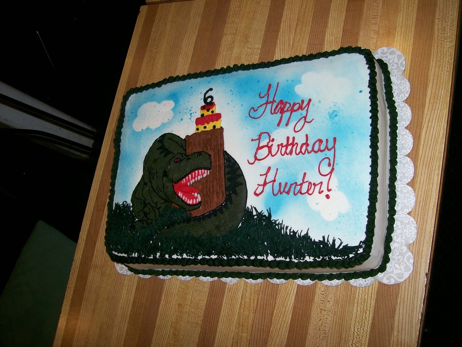 T Rex Cake - CakeCentral.com