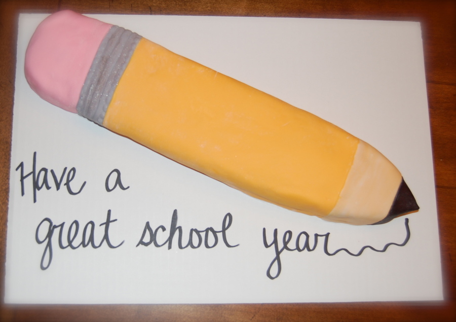 Pencil Cake - CakeCentral.com