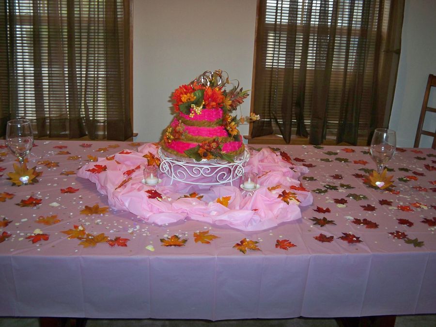 My Sister Fall Wedding Cake. - CakeCentral.com