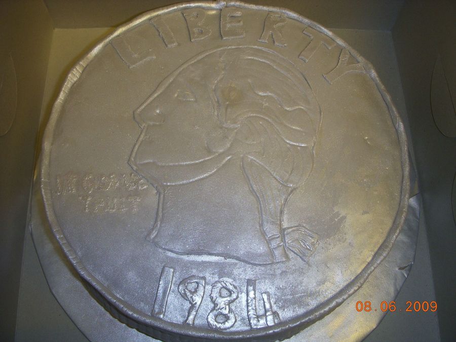 Quarter Of A Century Cake - CakeCentral.com