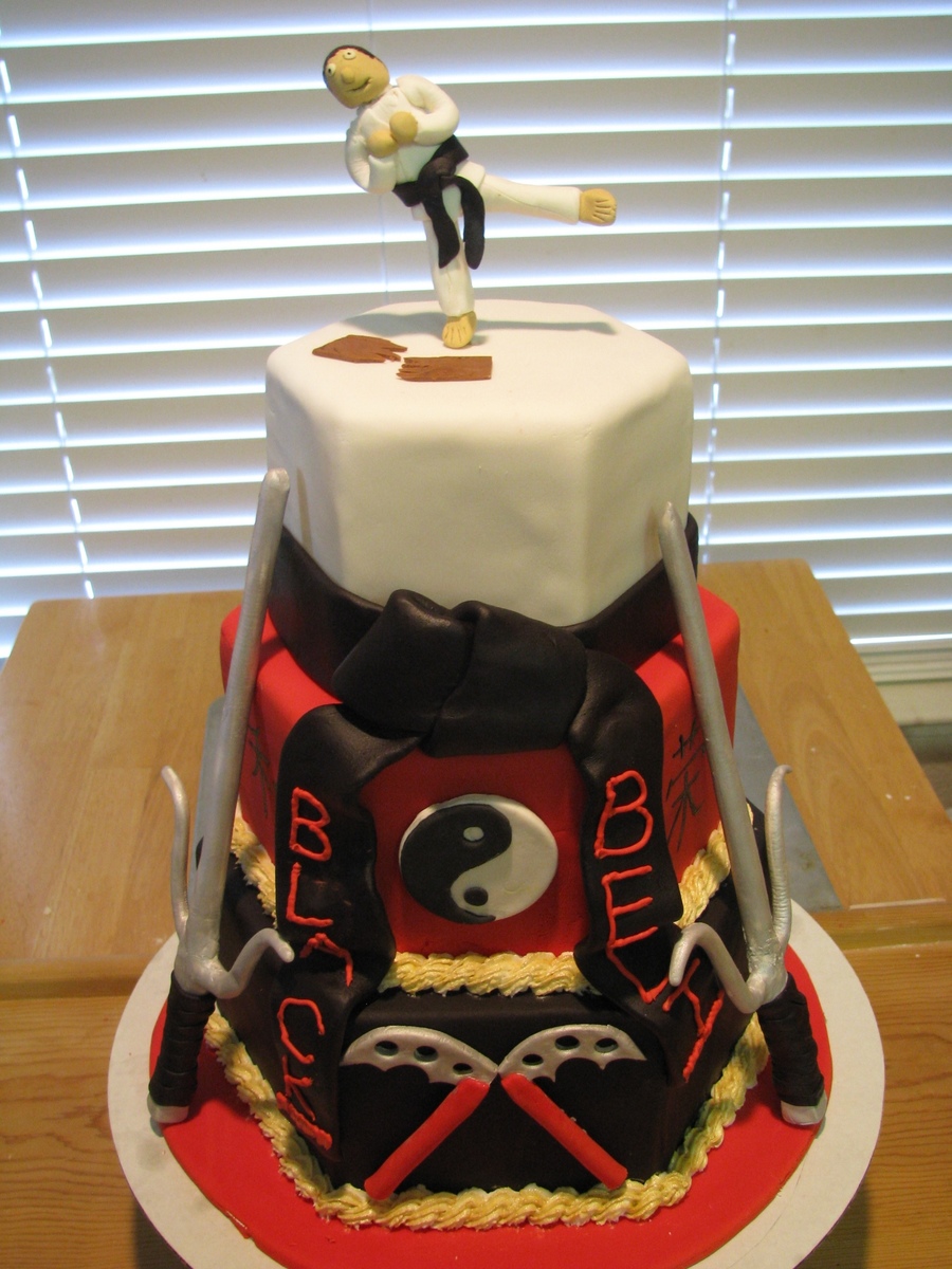 Karate Cake - CakeCentral.com