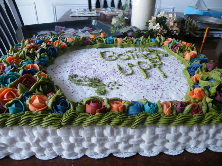 Flower Cake - CakeCentral.com