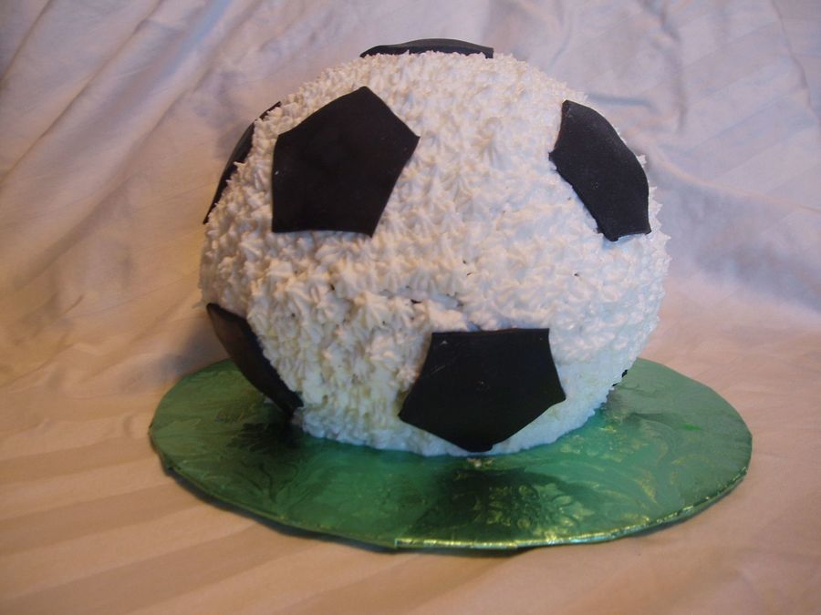 Soccer Ball Smash Cake - CakeCentral.com