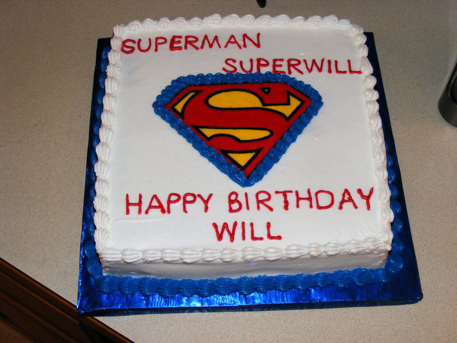 Superman Logo - CakeCentral.com