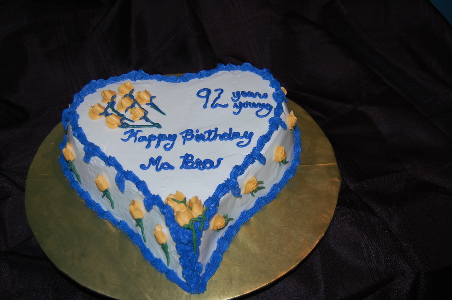 92Nd Birthday Cake - CakeCentral.com