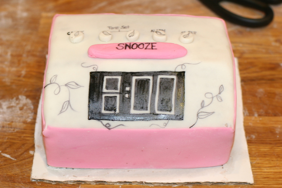 Alarm Clock Cake - CakeCentral.com