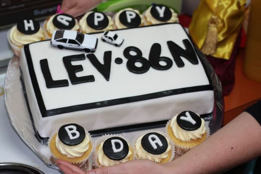 Licence Plate Cake - CakeCentral.com