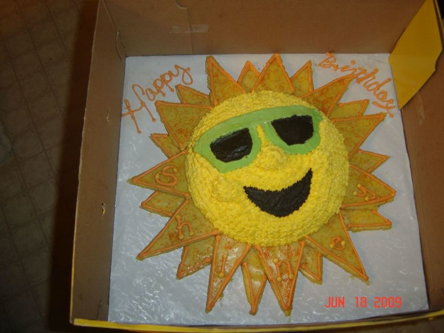 Sun Cake. - CakeCentral.com