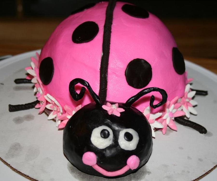 Pink Ladybug - CakeCentral.com