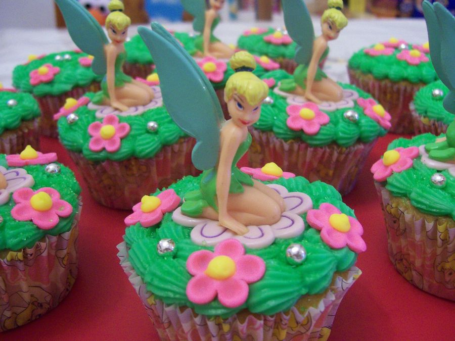 Tinkerbell Cupcake - CakeCentral.com