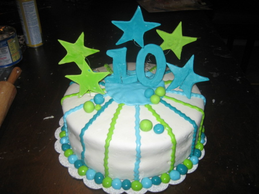 Birthday Cake With Stars.. - CakeCentral.com
