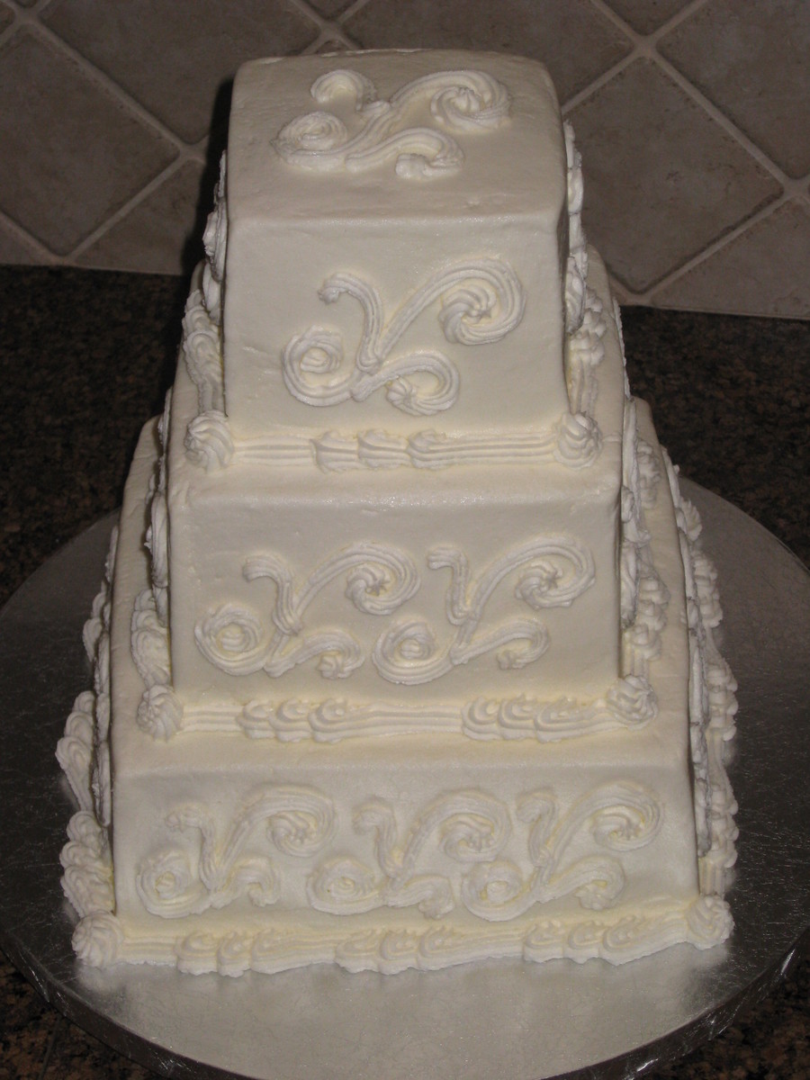 Mini Wedding Cake - CakeCentral.com