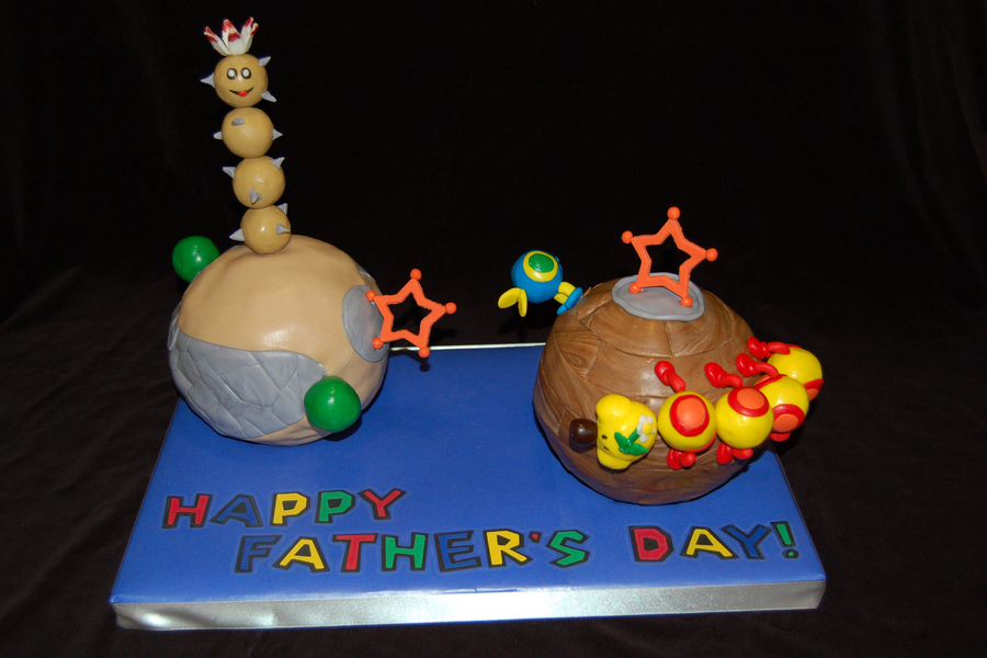 Super Mario Galaxy Father's Day - CakeCentral.com