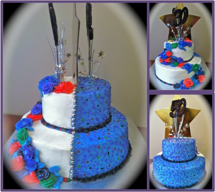 30Th Anniversary & 50Th Birthday Combined Celebration! - CakeCentral.com